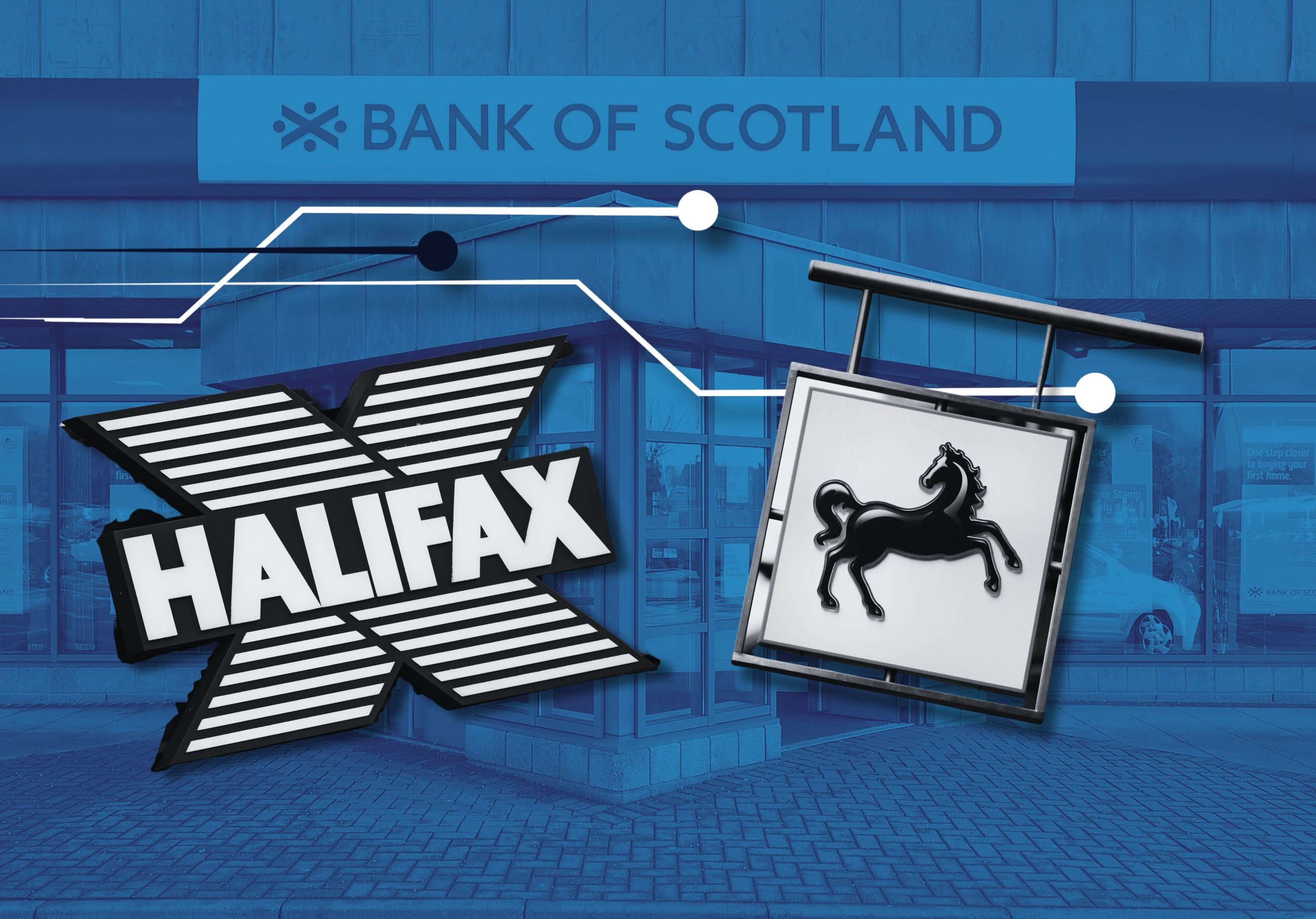 More than 100 Bank of Scotland, Halifax and Lloyds Bank branches to close More than 100 Bank of Scotland, Halifax and Lloyds Bank branches to close