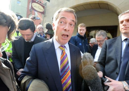 Nigel Farage: Edinburgh protesters ‘fascist scum’ Nigel Farage: Edinburgh protesters ‘fascist scum’
